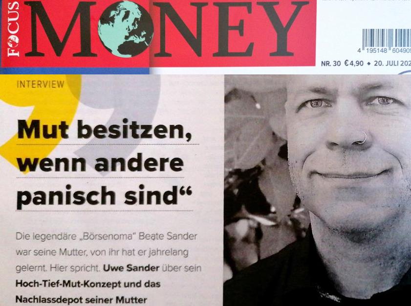 Aktien Strategie Hoch-Tief-Mut Beate & Uwe Sander Börsenoma